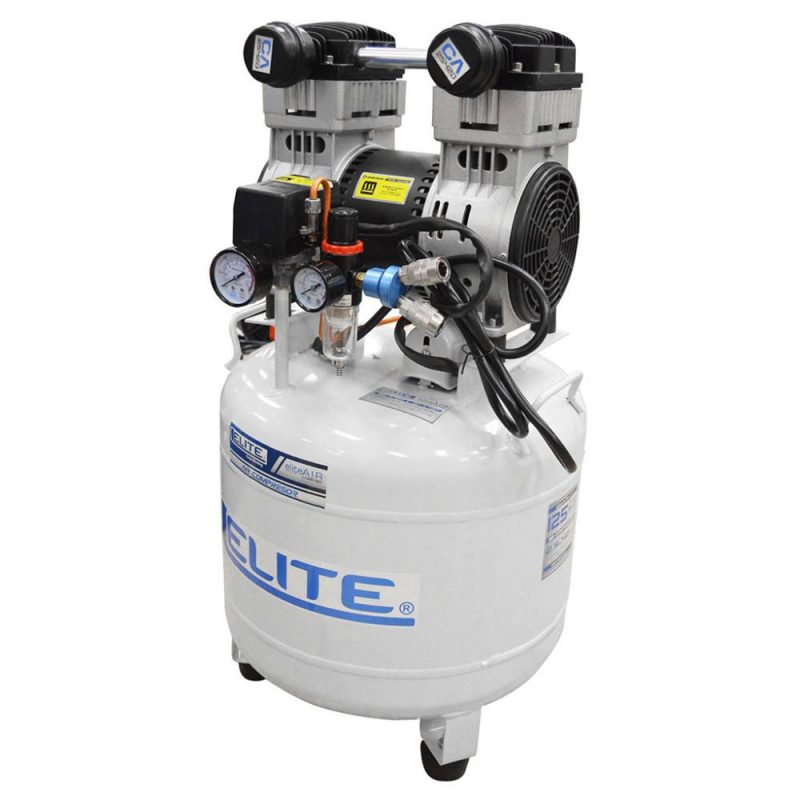 Compresor Elite 2.5 Hp Tanque 40l125psi 1800rpm Silencioso ...