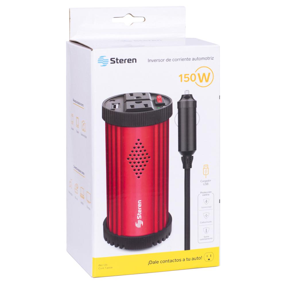 Inversor De Corriente 12Vcd A 110V 150W Steren (Inv-125 ...